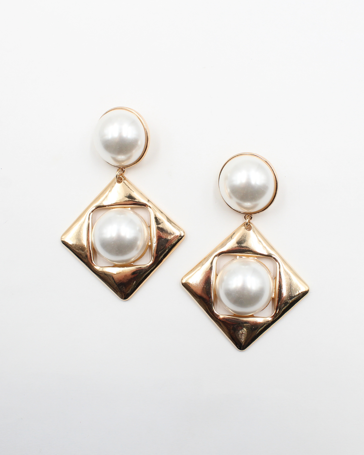 Pearl in Diamond Earrings – Sam Moon Trading