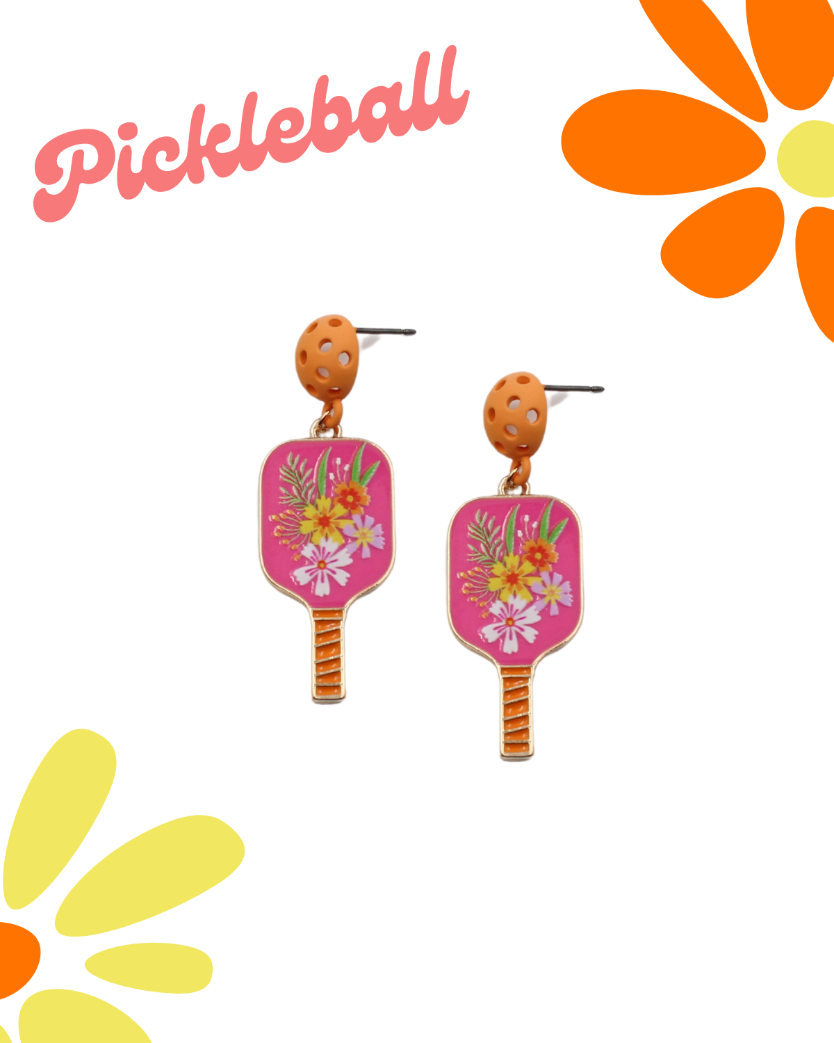 Pickleball Earrings – Sam Moon Trading