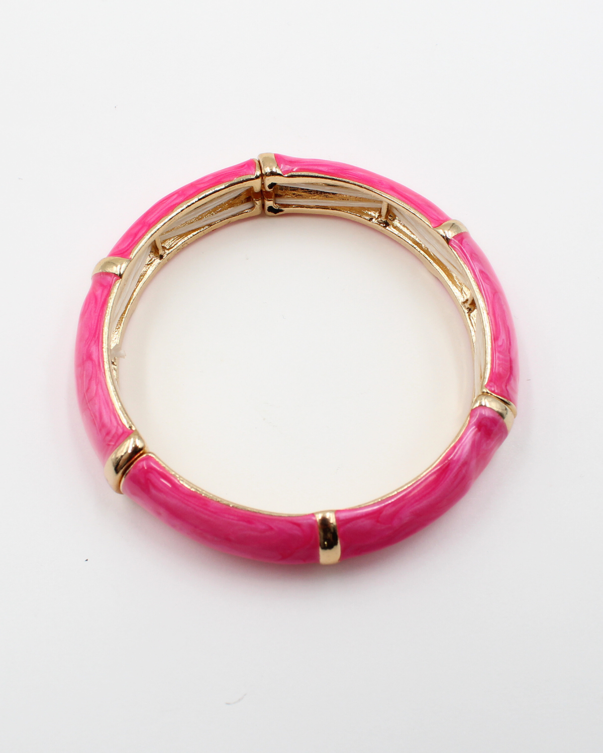 Vibrant Pink Stretchy Bracelet – Sam Moon Trading
