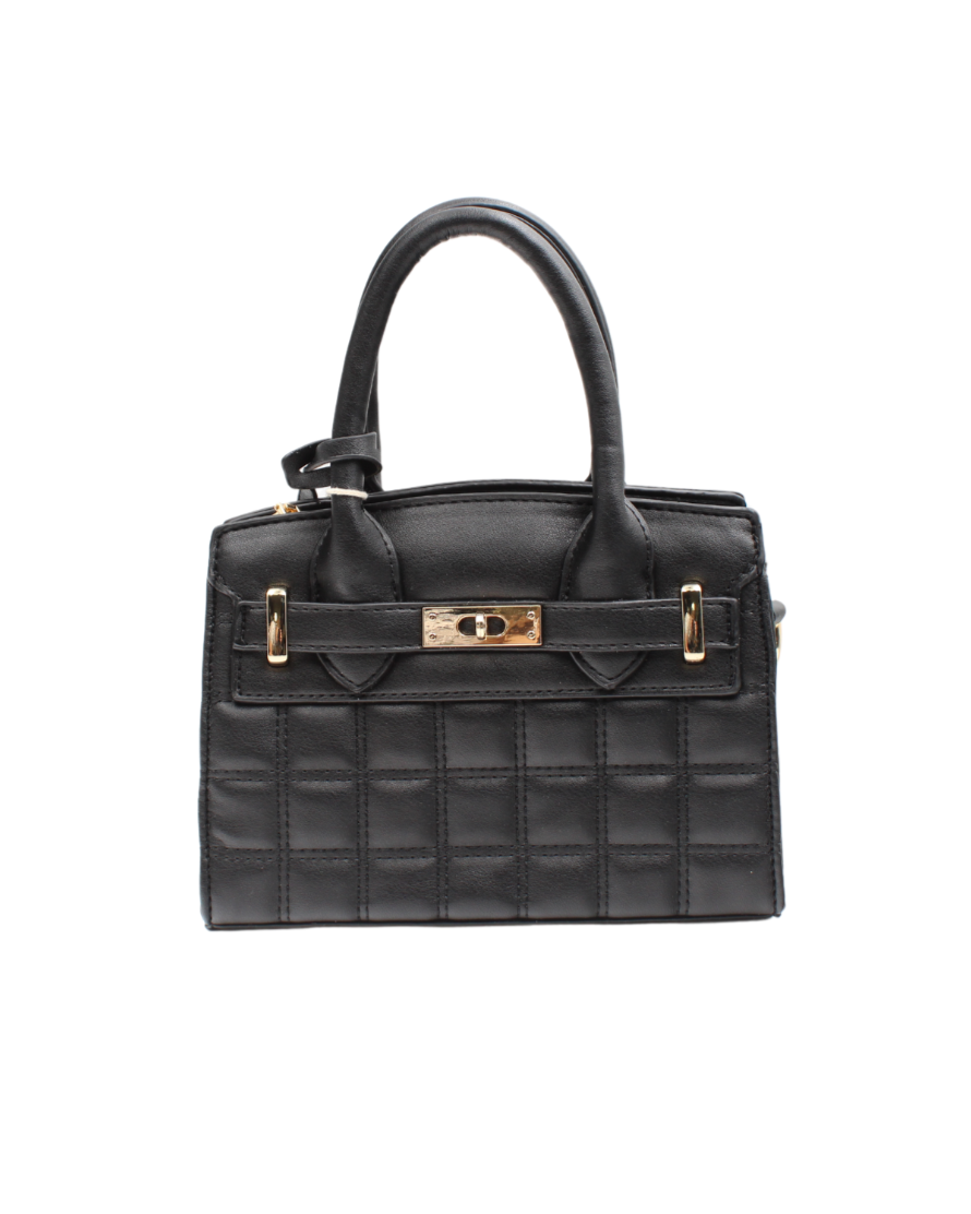 Black Leather Mini Bag – Sam Moon Trading