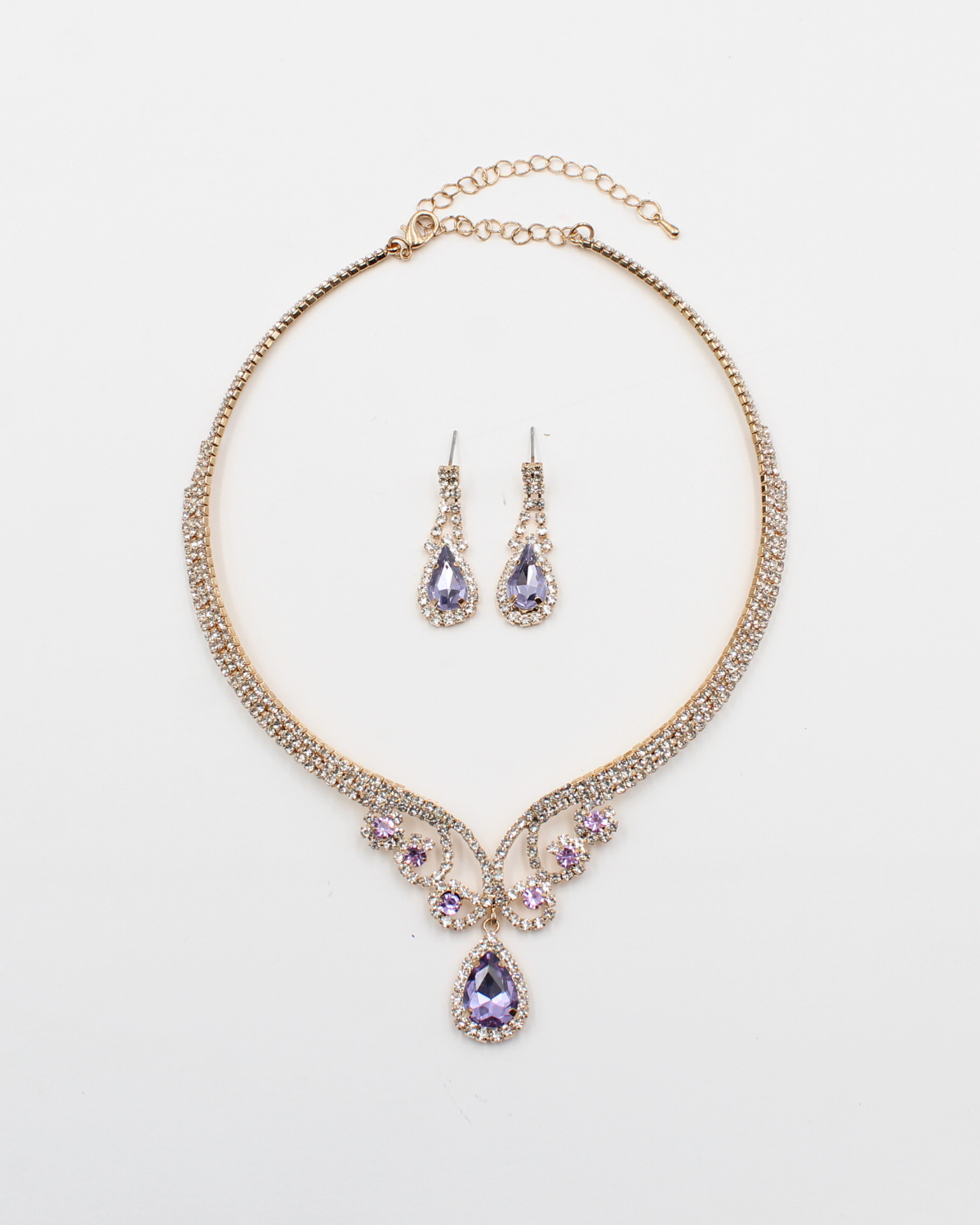Purple Rhinestone Set – Sam Moon Trading