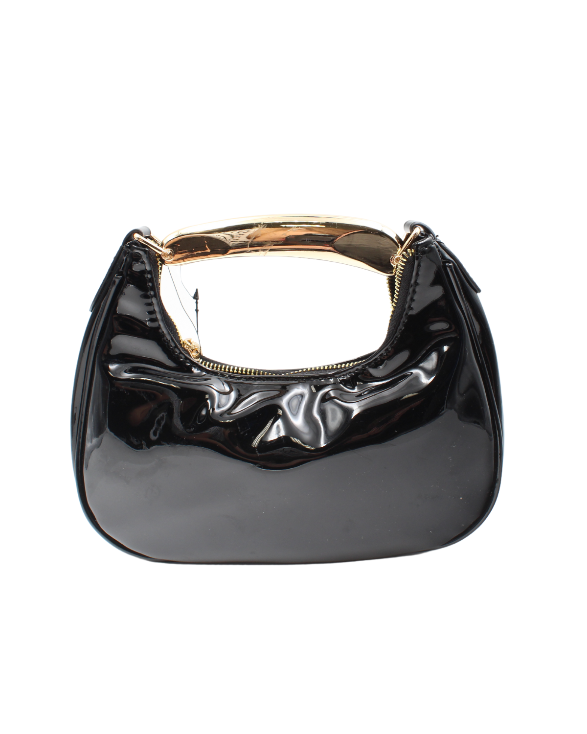 Glossy Mini Black Bag – Sam Moon Trading