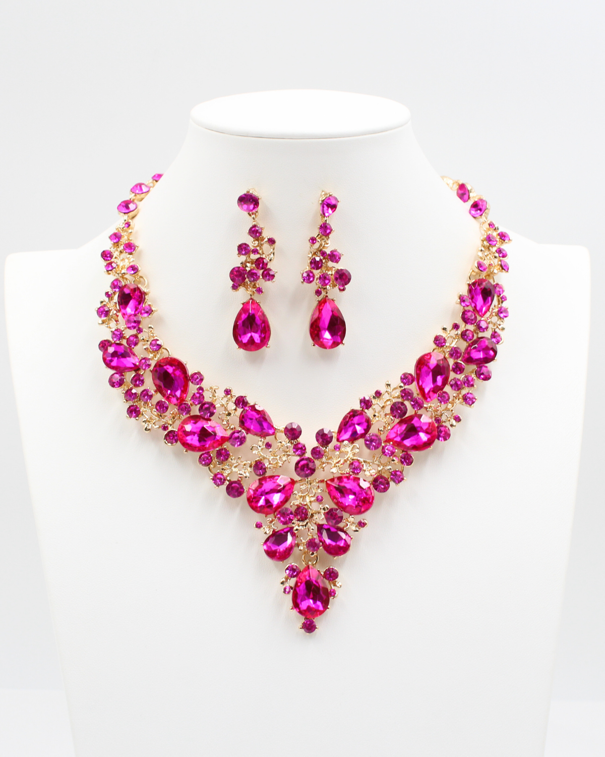 Fancy Fuchsia Rhinestone Set – Sam Moon Trading