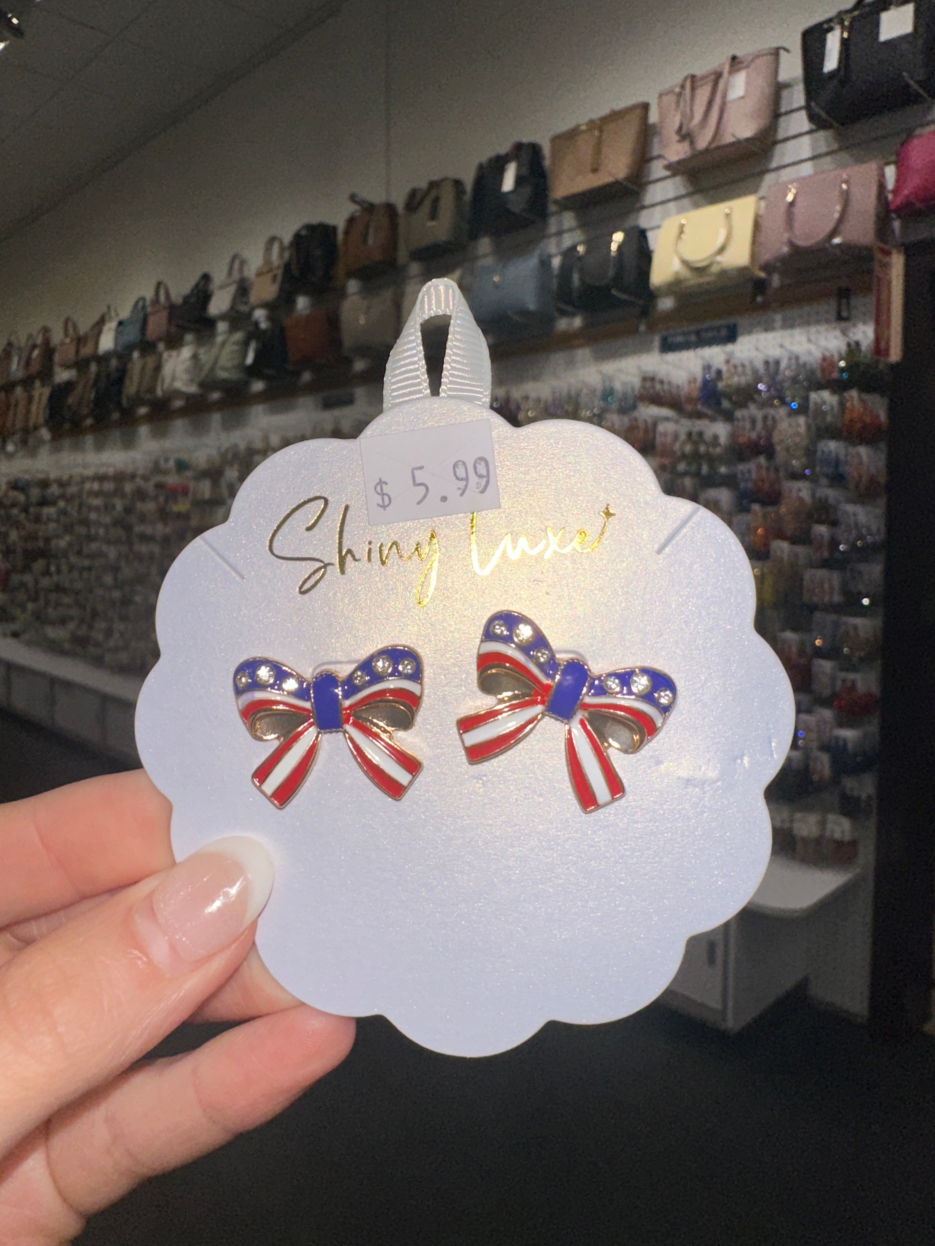 American Bow Earrings – Sam Moon Trading
