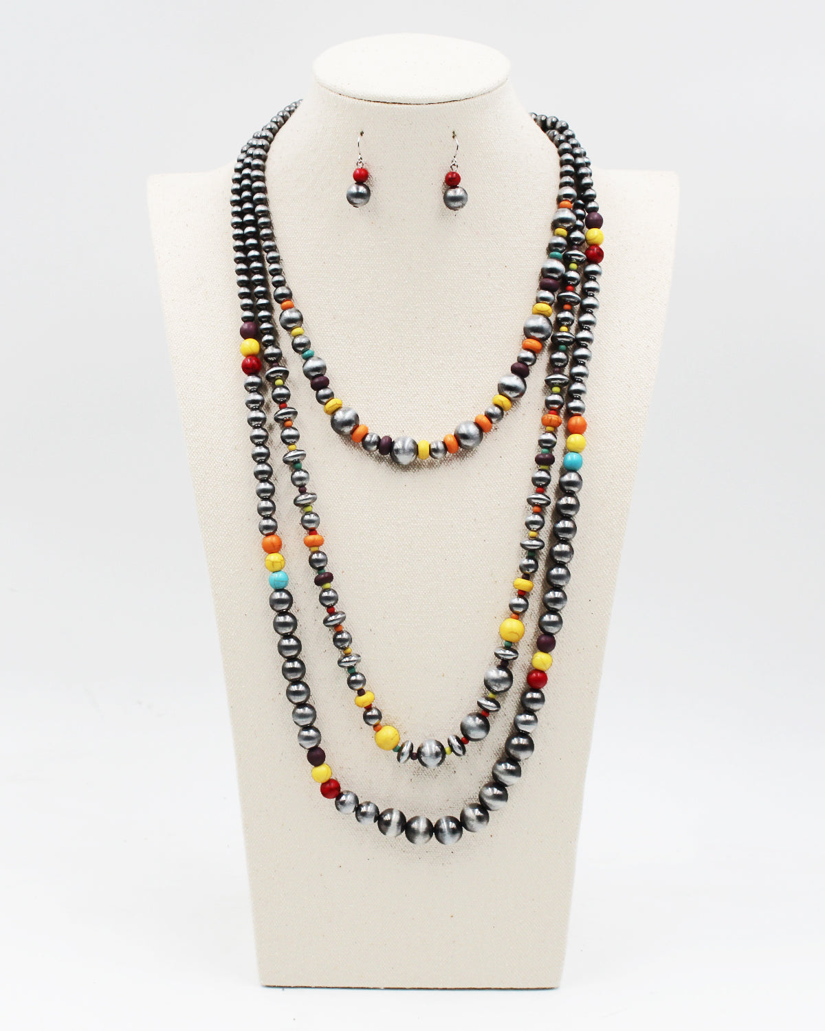 Navajo Beaded Multiple Necklace Set – Sam Moon Trading