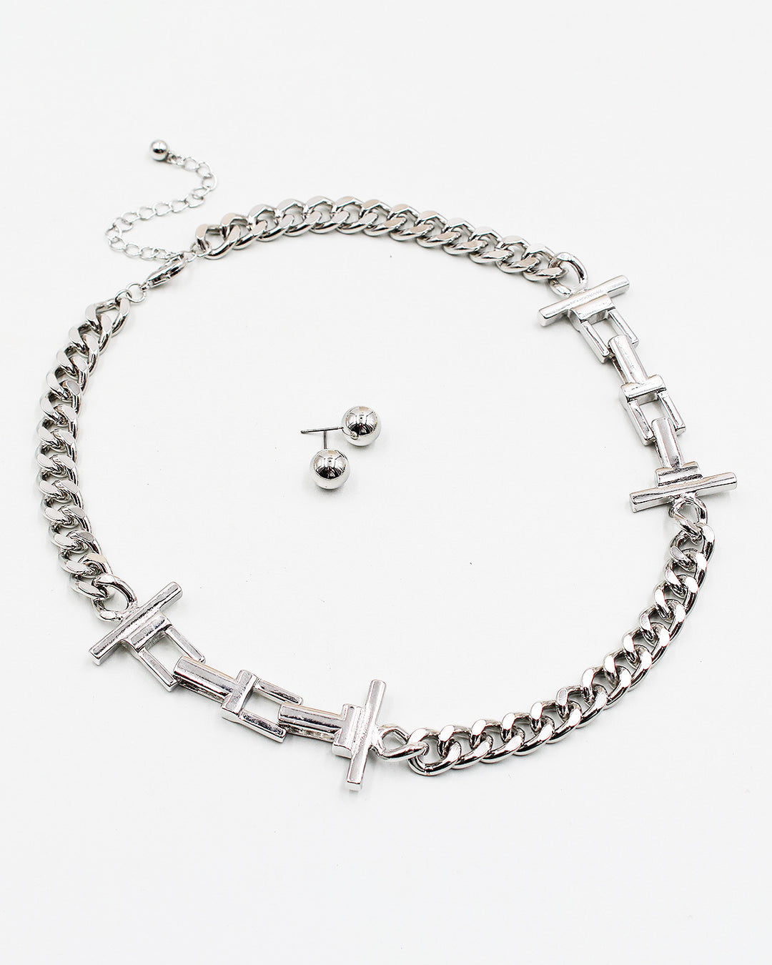 Curb Chain Necklace Set – Sam Moon Trading