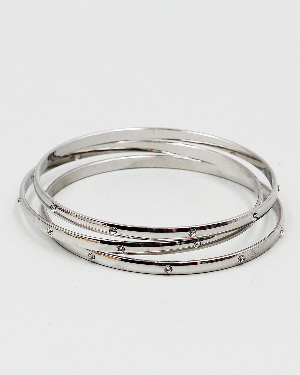 Triple Layered High Gloss Metal Bangles Set – Sam Moon Trading