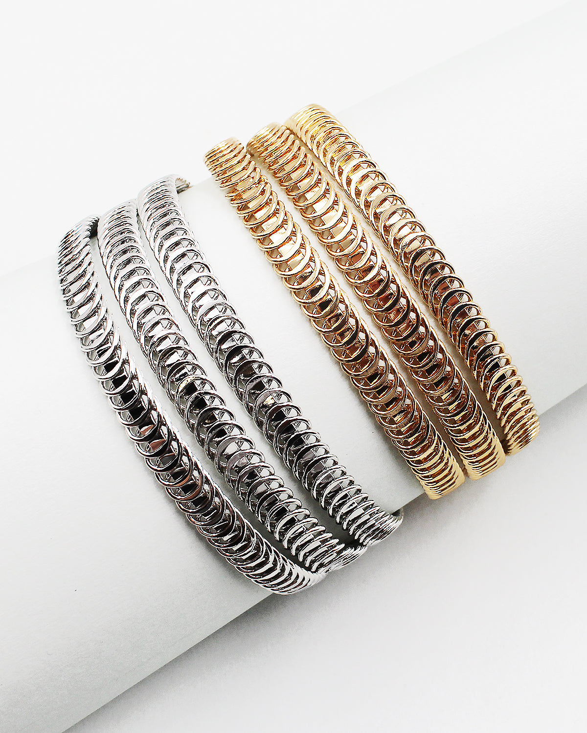 Triple Layered Textured Metal Bangles Set – Sam Moon Trading