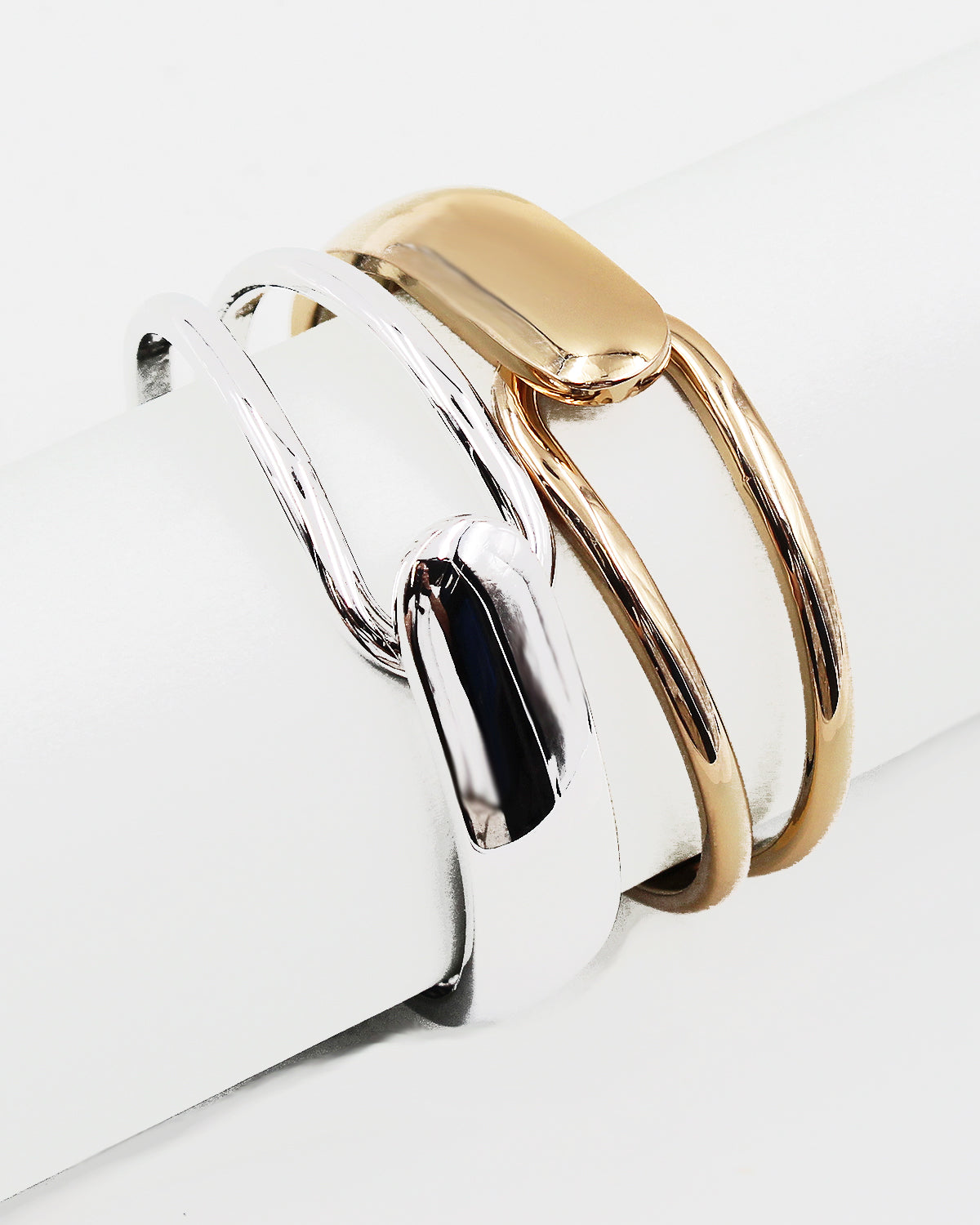 Smooth Glossy Metal Hinged Bangle – Sam Moon Trading