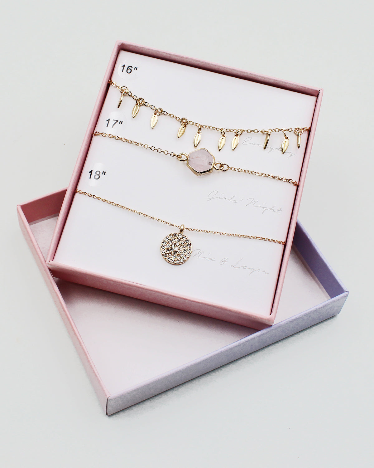 3PC Assorted Layering Necklace Gift Set – Sam Moon Trading