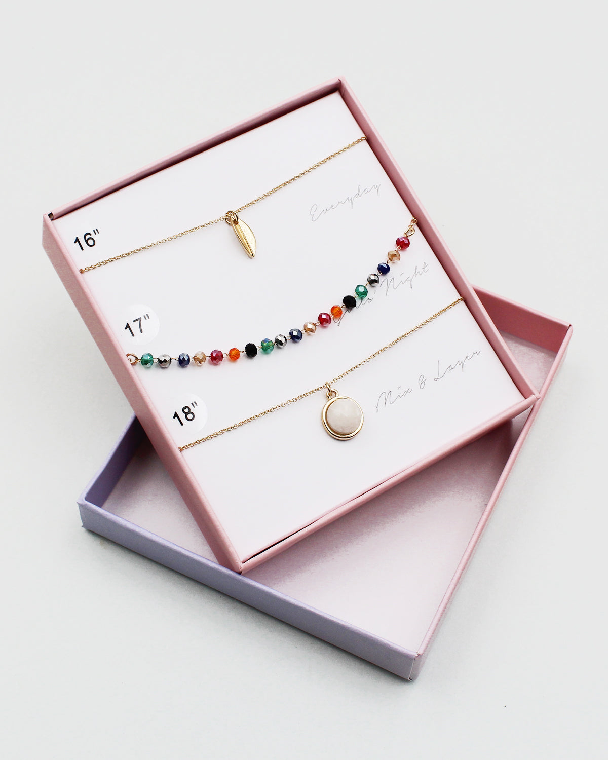 3PC Assorted Layering Necklace Gift Set – Sam Moon Trading