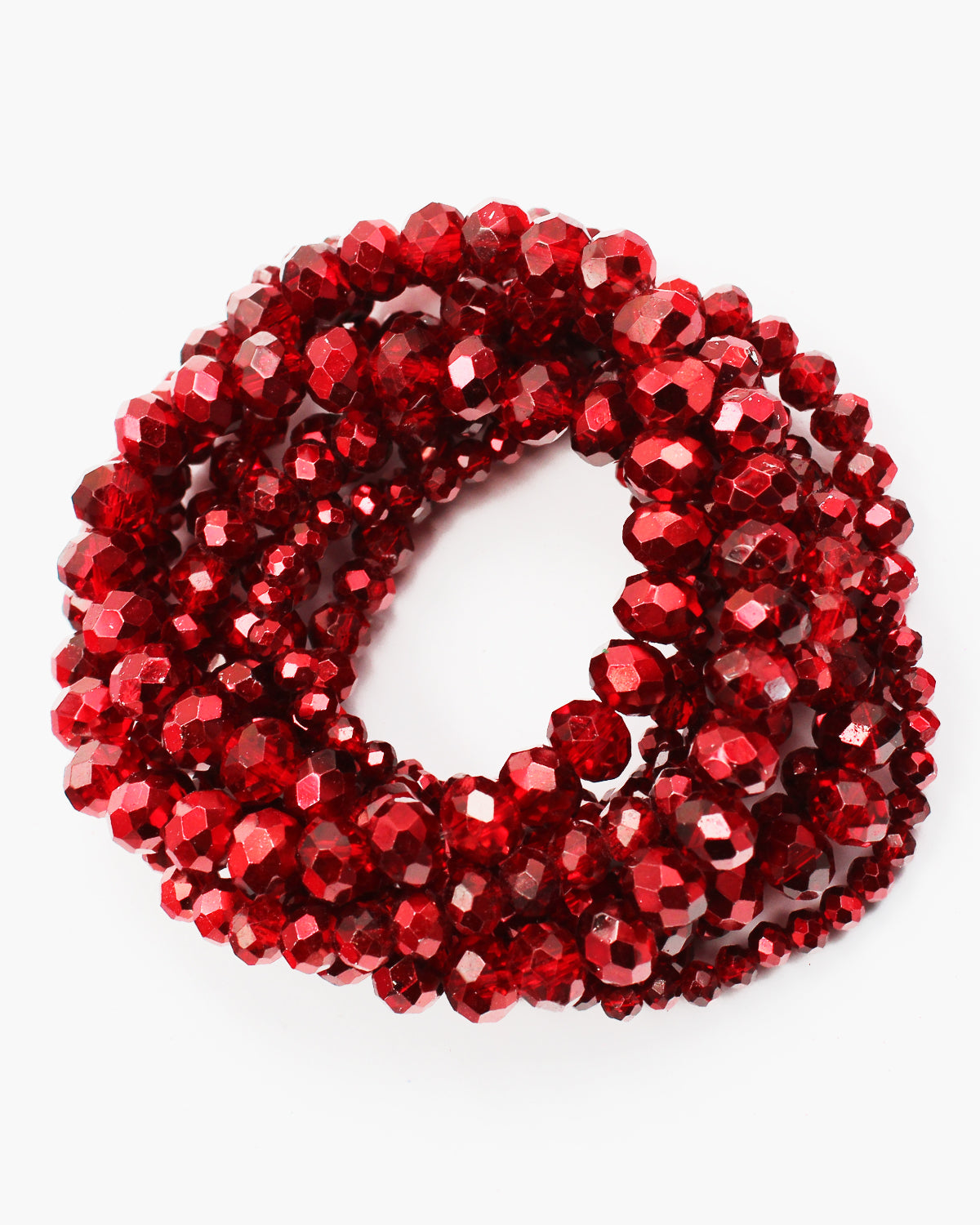 Multiple Layered Faceted Stretch Bracelet – Sam Moon Trading