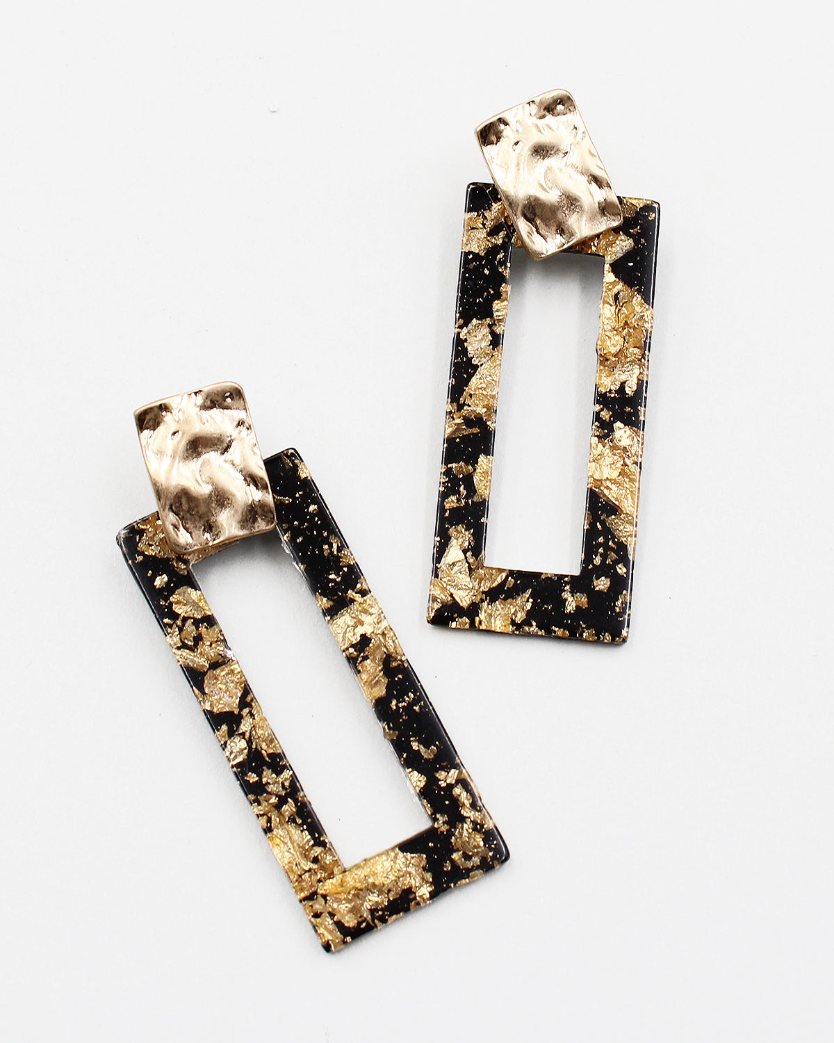 Rectangle Resin Dangle with Metallic Accent – Sam Moon Trading