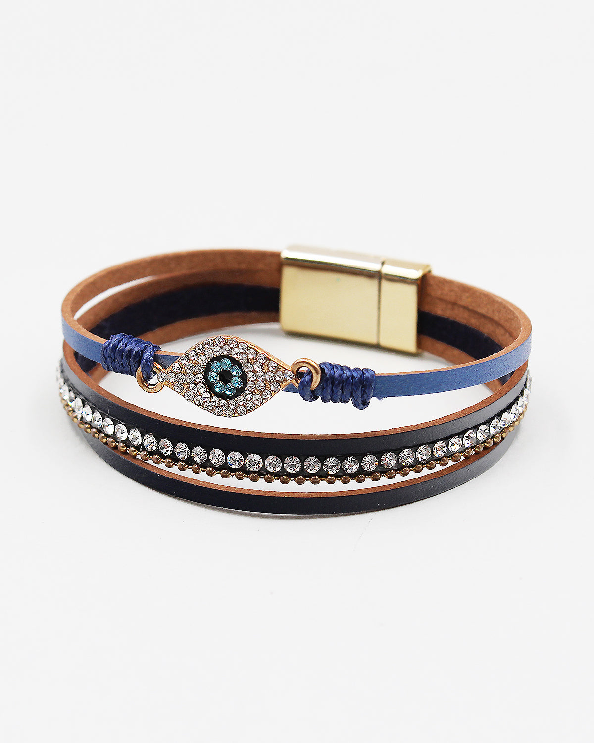 Evil Eye Magnetic Closure Bracelet – Sam Moon Trading