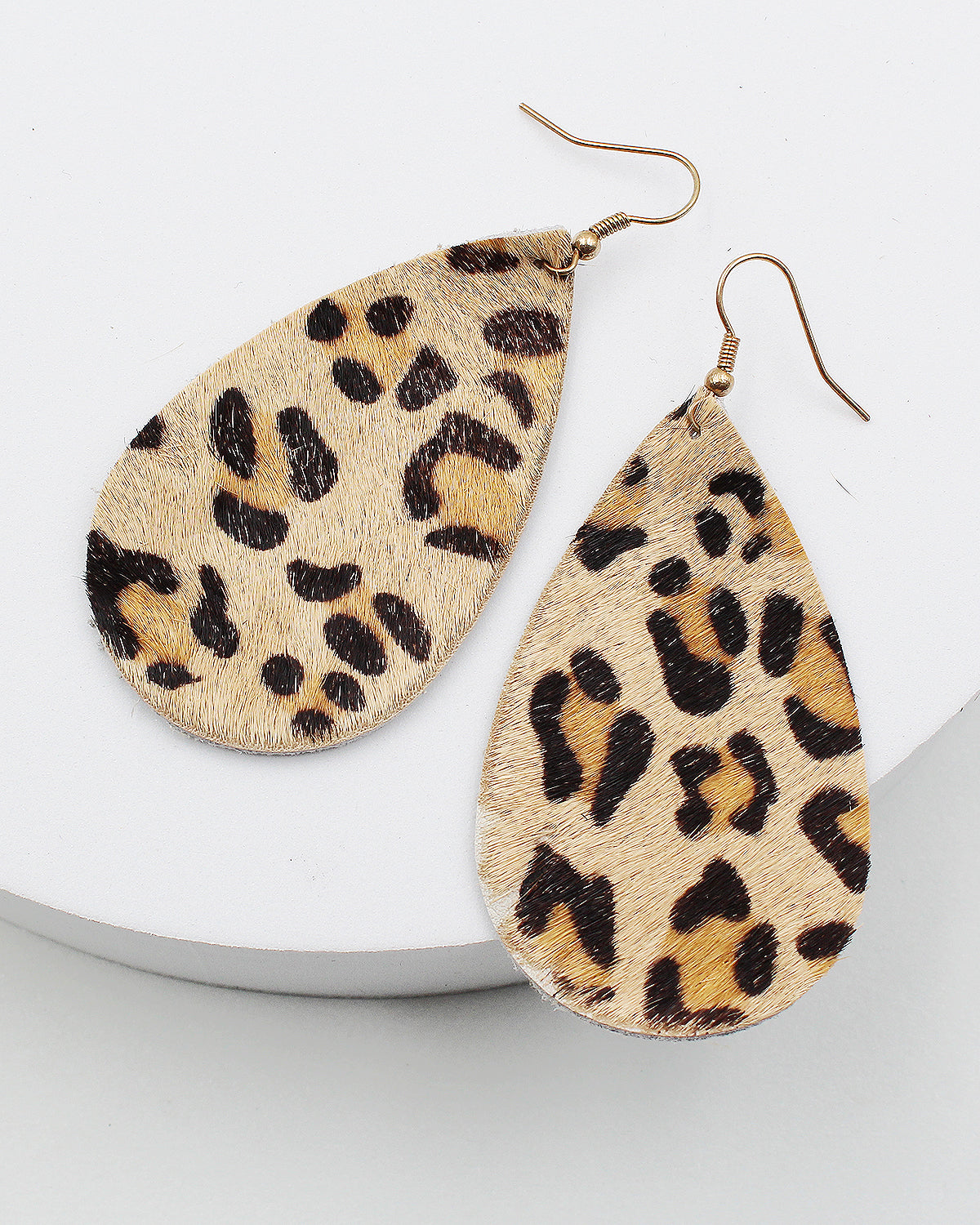 Calf Skin Tear Drop Dangle Earrings – Sam Moon Trading