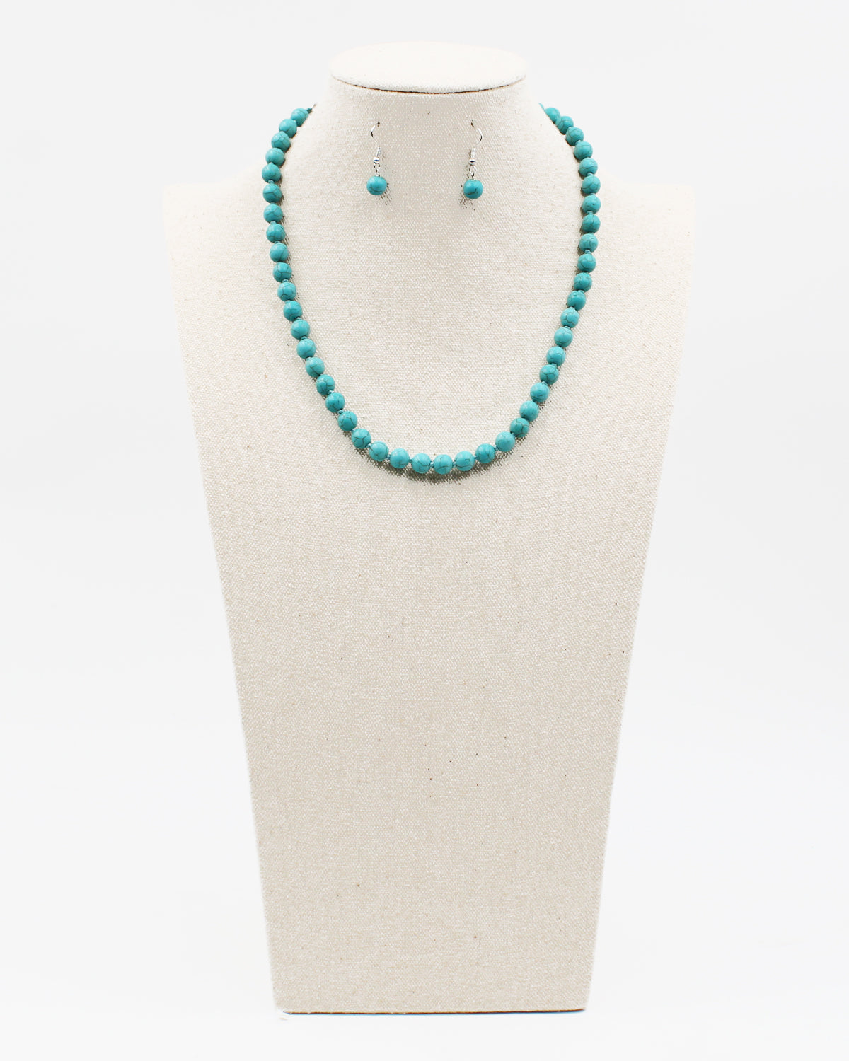 18" Turquoise Beaded Necklace Set – Sam Moon Trading